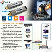 China Wholesale Mini 4K HDMI Fiber Converter Multimode OM3 LC Transmitter Receiver for sale