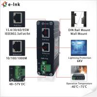 China 95W Industrial Power Over Ethernet Injector for sale