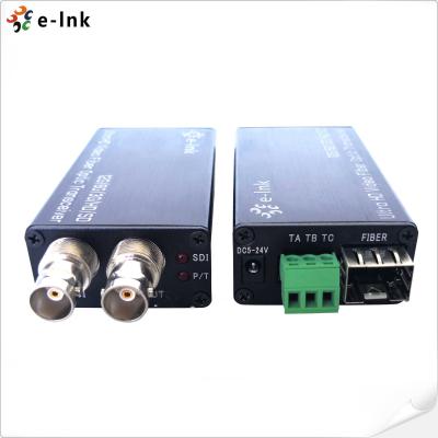 China Backward RS485 Data SDI To Optical Fiber Converter With Tally Signal / Backward RS485 for sale