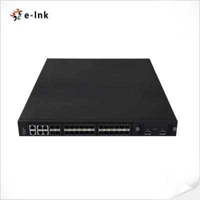 China L3 Managed Fiber Optic Switch 24x10G SFP 2x40G QSFP Ports IGMP Snooping Frame for sale