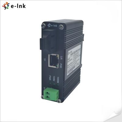 China DIN Rail RJ45 3W Industrial Ethernet Media Converter 1000Base-T for sale