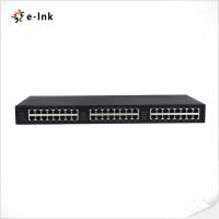 China 24 Port 10/100/1000Mbps 60W Gigabit PoE Injector 52VDC for sale
