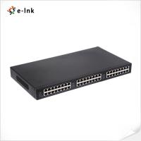 China 24 Port 10/100/1000Mbps 60W Gigabit PoE Injector 52VDC for sale
