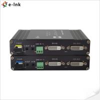 China 6W GPIO 1Ch 1080P Bidi DVI RS232 fiber video converter for sale