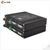 China 6W GPIO 1Ch 1080P Bidi DVI RS232 fiber video converter for sale
