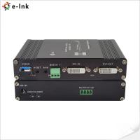 China 6W GPIO 1Ch 1080P Bidi DVI RS232 fiber video converter for sale