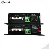 China 20km 1Ch Bidirectional DVI Fiber Optic Extender RS232 for sale