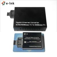 China MDI 100/1000Base-Fx Fiber Ethernet Media Converter 20km for sale