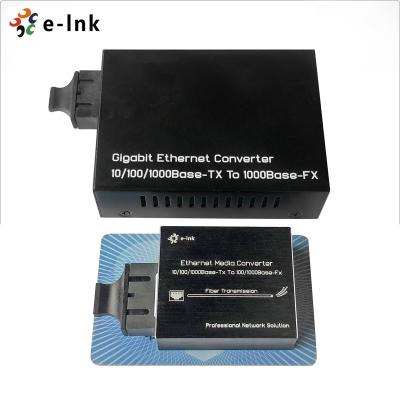China MDI 100/1000Base-Fx Fiber Ethernet Media Converter 20km for sale