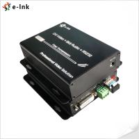 China HDCP 1.2 1Ch RS232 Over Fiber Optic Extender DVI Bidirectional Stereo for sale