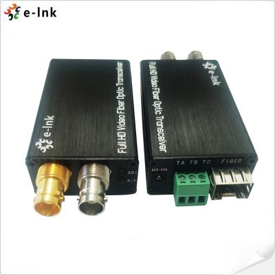 China Mini 3G/HD-SDI to Fiber Converter Extender with Tally function or RS485 Data for sale