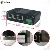 China 12VDC Output Industrial IEEE802.3af/at PoE Splitter with 2 Ports PoE Switch Function for sale