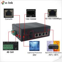 China Durable Industrial Ethernet POE Switch 4 Port 10/100/1000T 802.3at PoE+ 2 Port 100/1000X SFP for sale