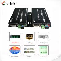 China 20km 1Ch Bidirectional DVI Fiber Optic Extender RS232 for sale