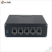 China 5 Fast Port Din Rail Mount Ethernet Switch Unmanaged , Industrial PoE Switch for sale