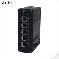 China 5 Fast Port Din Rail Mount Ethernet Switch Unmanaged , Industrial PoE Switch for sale
