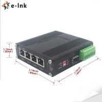 China 4x10/100/1000M RJ45 Ports Industrial Ethernet Media Converter for sale