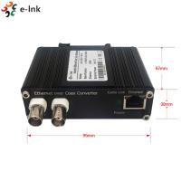 China Industrial DIN - Rail Ethernet Over Coax Converter EoC Extender With PoE+ PoC for sale