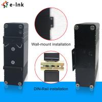 China Industrial DIN - Rail Ethernet Over Coax Converter EoC Extender With PoE+ PoC for sale