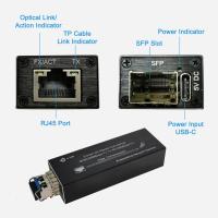 China Micro Mini 10/100/1000BASE-T to 100/1000BASE-X SFP Media Converter for sale
