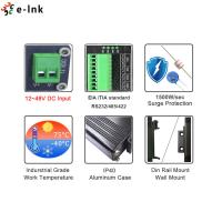 China 5W RS232 RS485 RS422 Fiber Optic Modem SC SM 1310nm 20m for sale