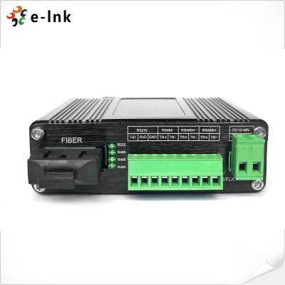 China 5W RS232 RS485 RS422 Fiber Optic Modem SC SM 1310nm 20m for sale