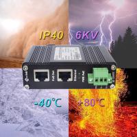 China 36W 320VDC Industrial Gigabit PoE Injector Cat5 UTP Gigabit Poe Adapter for sale