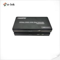 China HDMI 2.0 HDCP 2.2 Fiber Optic Ethernet Extender 4K KVM USB 4096x2160P for sale
