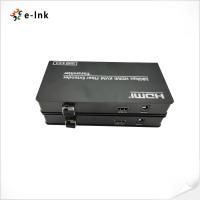 China HDMI 2.0 HDCP 2.2 Fiber Optic Ethernet Extender 4K KVM USB 4096x2160P for sale
