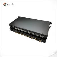China 8Ch 3G 1Ch 10G SDI To Fiber Optic Converter 1310nm Rack Mount for sale