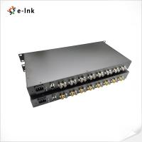 China 8Ch 3G 1Ch 10G SDI To Fiber Optic Converter 1310nm Rack Mount for sale
