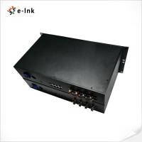 China 8Ch PoE 6Ch Forward SDI Fiber Optic Extender 2Ch 3G Simplex LC for sale