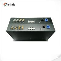 China 8Ch PoE 6Ch Forward SDI Fiber Optic Extender 2Ch 3G Simplex LC for sale