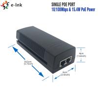 China POE Power Over Ethernet Injector , RJ45 Interface Power Over Ethernet Adapter for sale