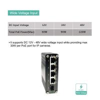 China Solar Powered Mini Industrial Gigabit Poe Switch for sale