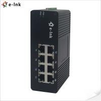 China 8 Port Gigabit Industrial Ethernet Media Converter Switch IEEE802.3 / 802.3u / 802.3x for sale
