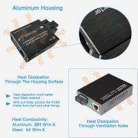 China 100/1000Base-Fx  20km Fiber Ethernet Media Converter WDM Single Fiber for sale