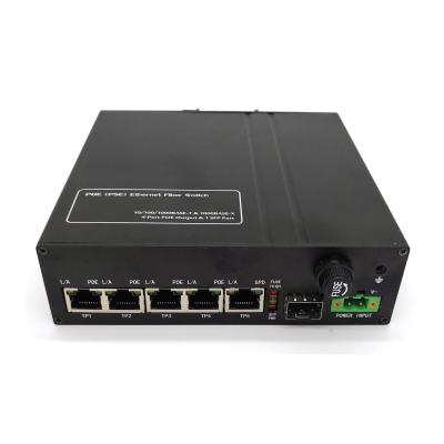 China IP40 100m Solar Gigabit PoE Switch 12~48VDC Industrial Gigabit Ethernet Switch for sale