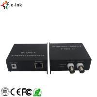 China Fast Transmitting Ethernet Over Coax Extender Transceiver Metal Material With PoE for sale