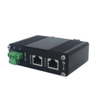 China 1KV  Cat5 UTP Power Over Ethernet Injector 12~48VDC 30W Aluminum Case for sale