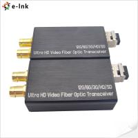 China 12G BNC RS485 SDI To Fiber Optic Converter With Tally Signal for sale