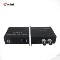 China 300m Ethernet Over Coax Converter 80Mbps TCP BNC With PoE Function for sale