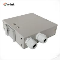 China LC Quadruplex FC SC Fiber Splice Box 6 Ports Electrostatic Painting for sale