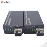 China SMPTE 12G RS485 SDI To Fiber Optic Converter 15VDC With Tally Signal for sale