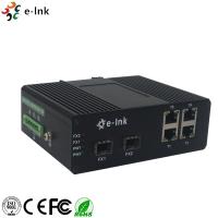 China 10/100/1000T 132W 57VDC Industrial Ethernet POE Switch 2 Port 1000X for sale