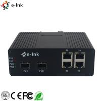 China 10/100/1000T 132W 57VDC Industrial Ethernet POE Switch 2 Port 1000X for sale
