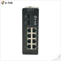 China FCC 57VDC Industrial Ethernet POE Switch 8 Port 10/100/1000BASE-T FC ST for sale