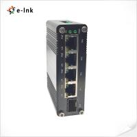 China PoE Budget SFP Ethernet Switch Aluminum Case 1 Port 100/1000X DIN Rail for sale