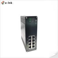 China Unmanaged Industrial Ethernet Media Converter 8 Port 10/100BASE-T 58VDC FCC for sale