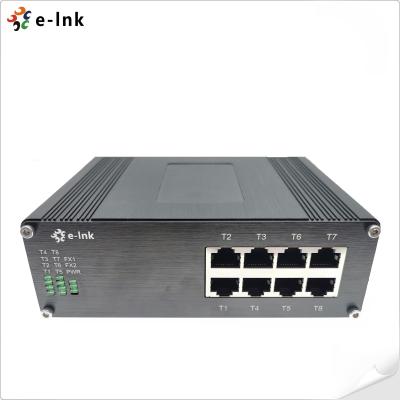 China Auto MDI PoE Ethernet Switch DIN Rail IEEE802.3at 30W 10/100BASE-T for sale